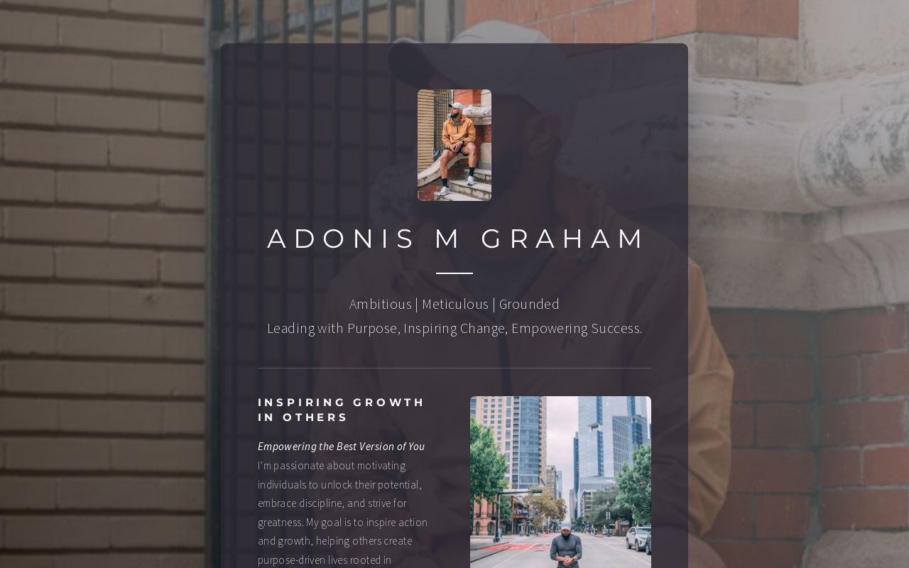 Adonis M Graham